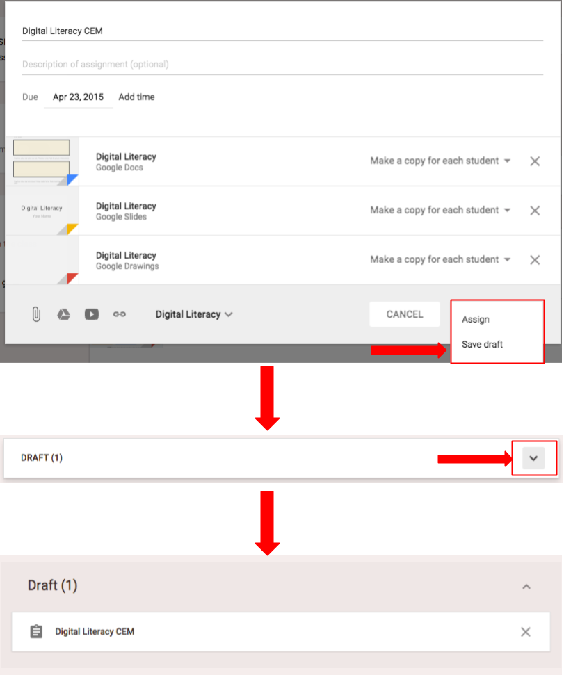 Google Classroom: Save Draft Assignment – Nowa Techie Google Classroom: Save Draft Assignment – Nowa Techie